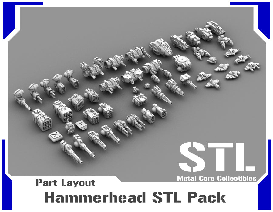 Hammerhead STL Packs – Metal Core Collectibles