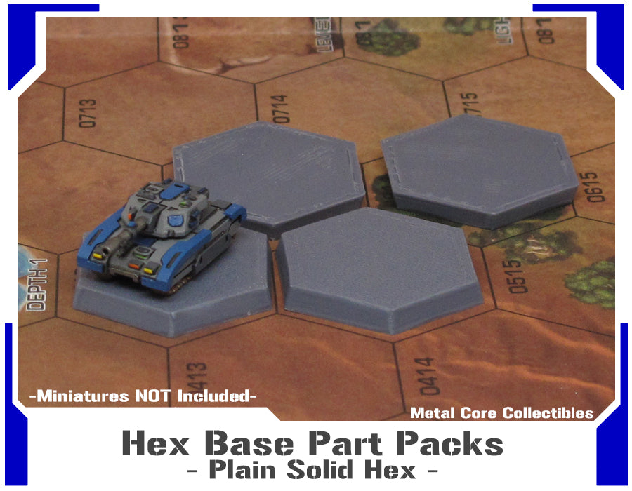 Hex Base Part Pack – Metal Core Collectibles