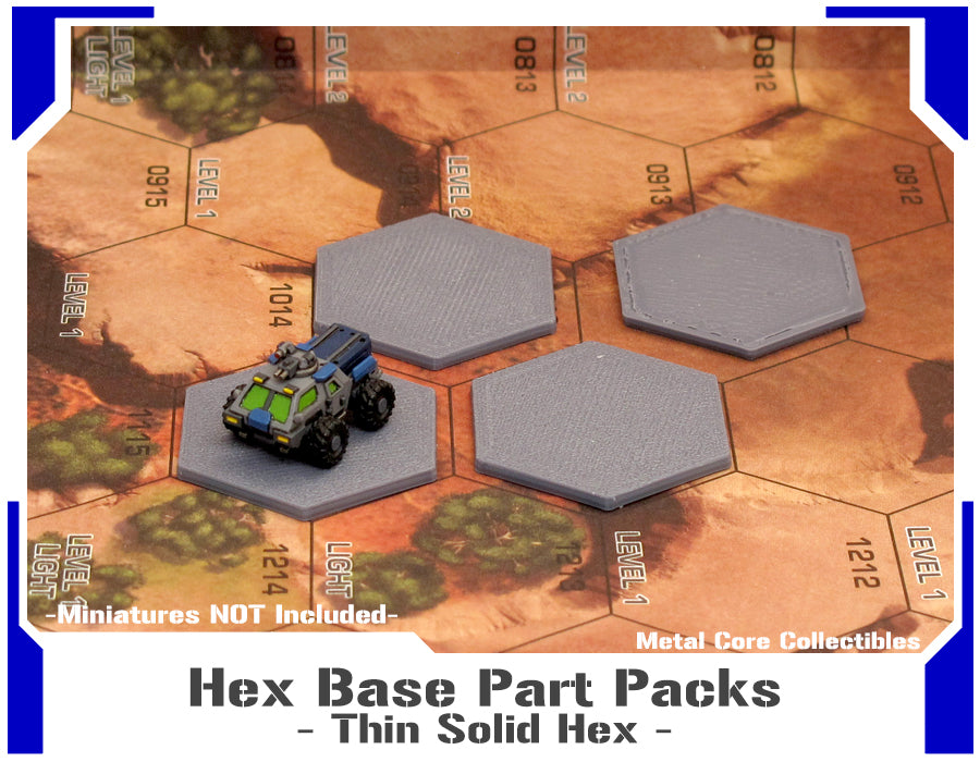 Hex Base Part Pack – Metal Core Collectibles