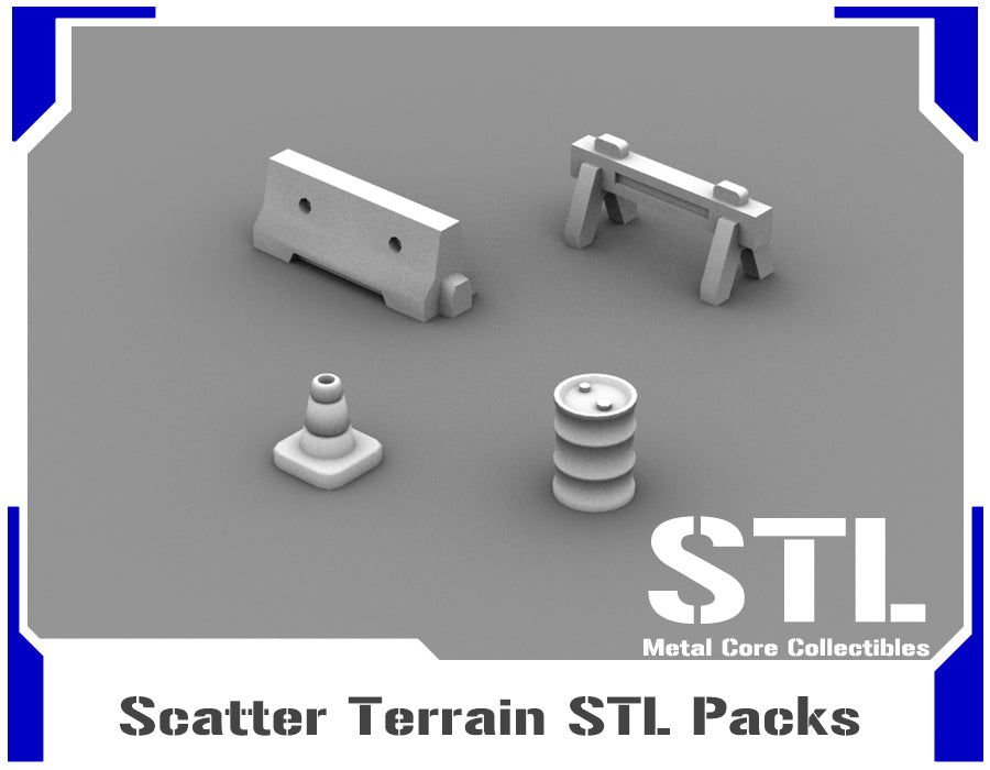 Scatter Terrain STL Packs – Metal Core Collectibles