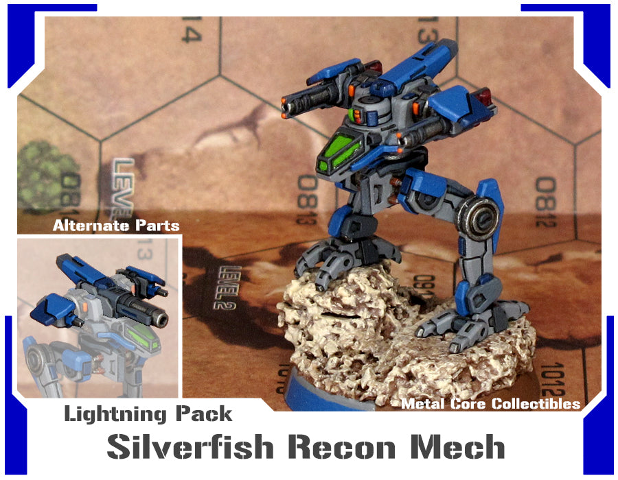 Silverfish Recon Mech – Metal Core Collectibles
