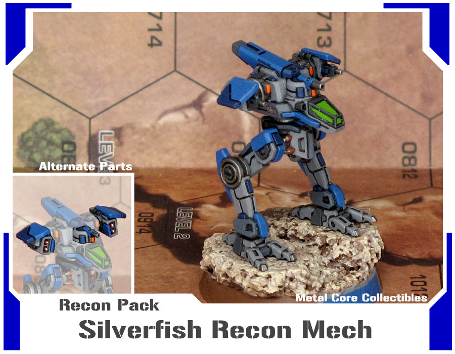 Silverfish Recon Mech – Metal Core Collectibles