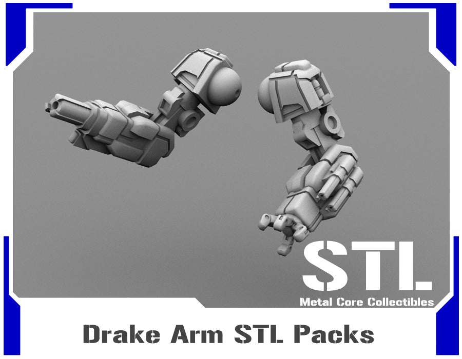 Drake Arm STL Packs – Metal Core Collectibles