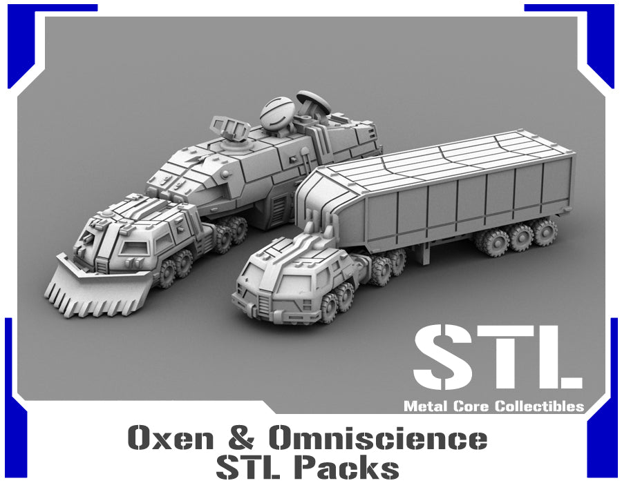 Oxen and Omniscience STL Packs – Metal Core Collectibles