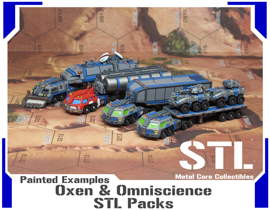 Oxen and Omniscience STL Packs – Metal Core Collectibles