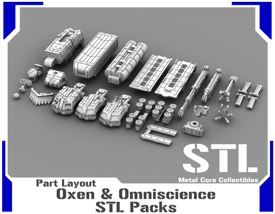 Oxen and Omniscience STL Packs – Metal Core Collectibles